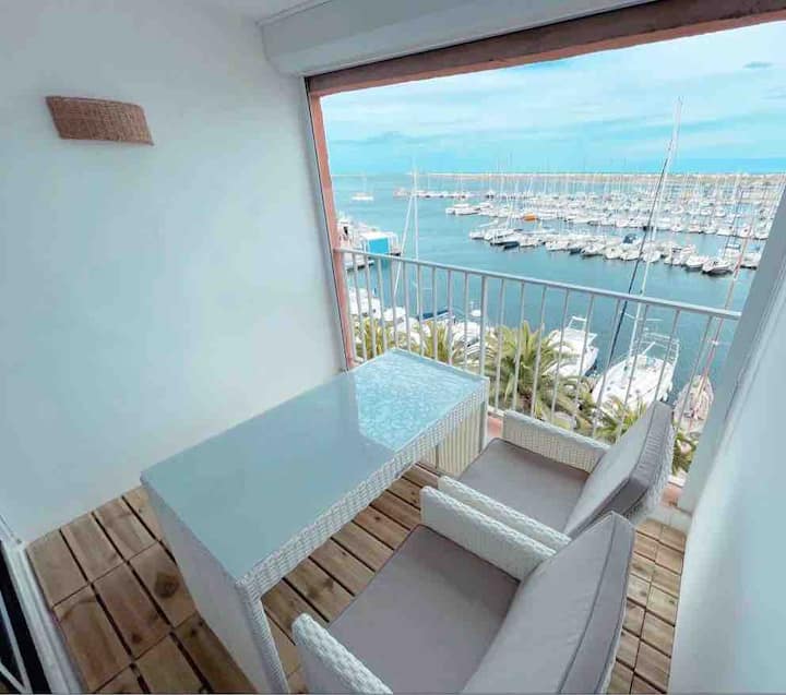 Appartement Dernier éTage Vue Port & Mer - Gruissan