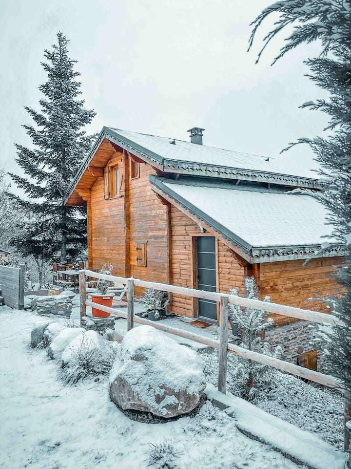 Chalet En Bois 4/5 Pers - 15 Min Des Pistes De Ski - Puigmal