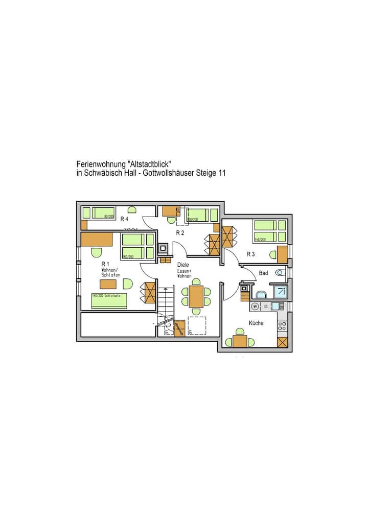 Gästewohnung, 3-4 Räume, Stadtblick Und Kurze Wege - Schwäbisch Hall