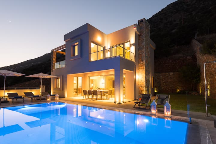 Villa Topaz - Elounda Luxe Villa's - Villa Met 3 Slaapkamers - Elounda
