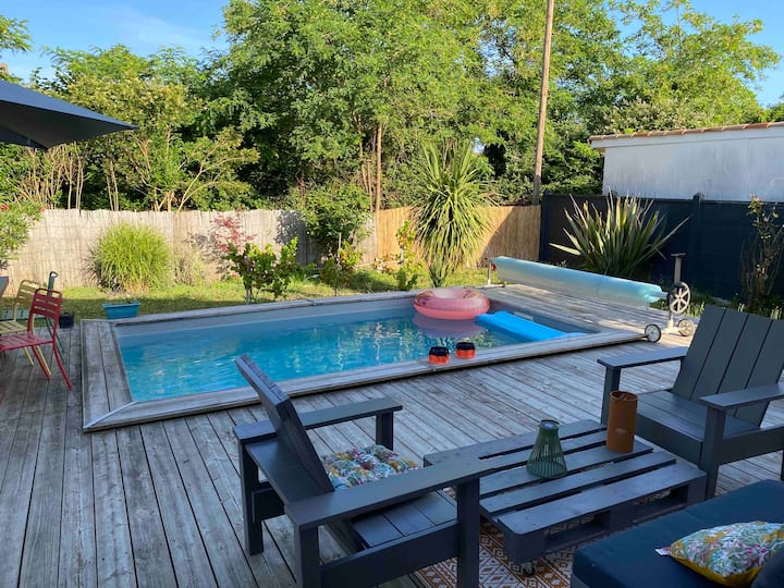 Maison Piscine Privée Chauffée Pas De Vis à Vis - Gujan-Mestras