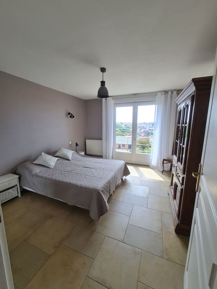 Maison Vue Mer Et Dégagée + Parking Et Extérieur - Équihen-Plage