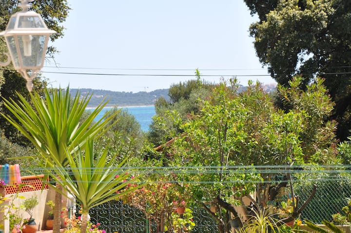 Rez-de-villa 150 Mètres De La Plage Calme Verdure - Presqu'île de Giens