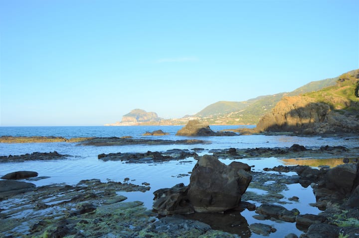 The Villa On The Cliff, Private Access To The Sea - Cefalù