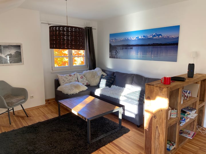 3-zimmer-dachgeschoss-wohnung Mit Bergblick - Grainau