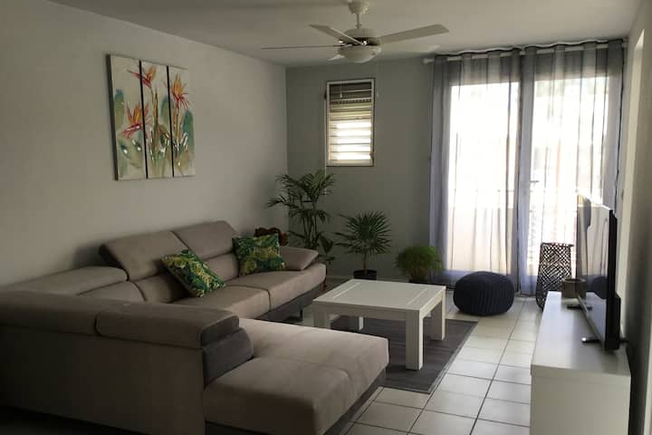 Le Créole Chill And Beach : 110m2 Gosier (4à8pers) - Guadeloupe