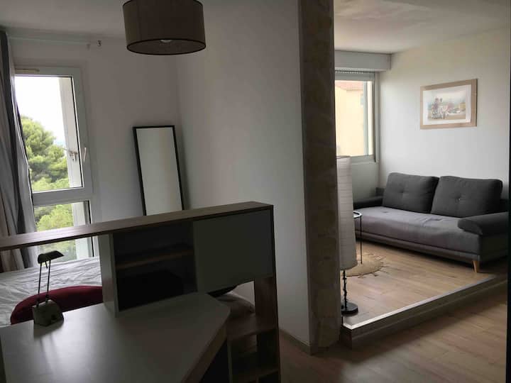 Appartement Cosy Pleine Vue éTang De Thau - Plage de la Corniche - Sète
