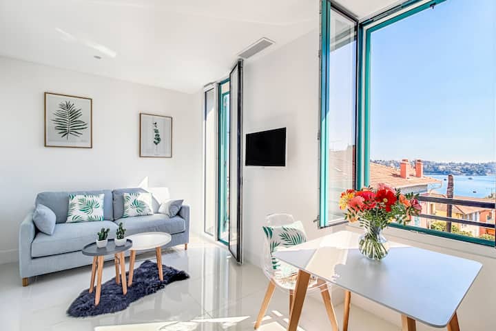 New ! Old Town Near The Beach Sea View Balcony Ac - Plage de Plage Villefranche-sur-Mer