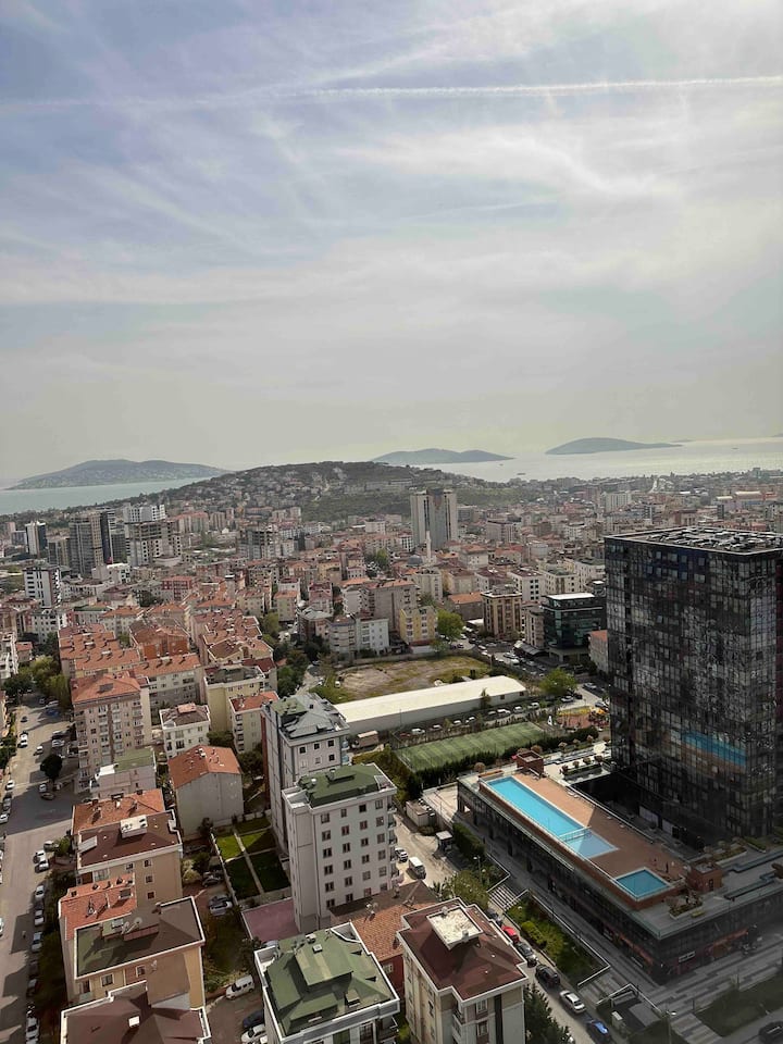 Adalar Ve Deniz Manzaralı 1+1 - Maltepe
