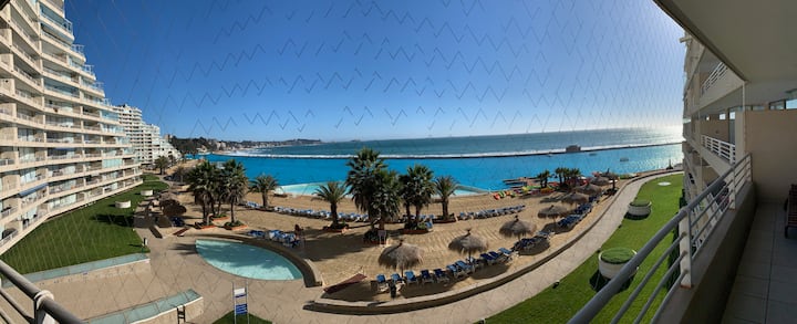 Cómodo Depto Familiar, 3 Dormitorios / 6 Pax. - Algarrobo