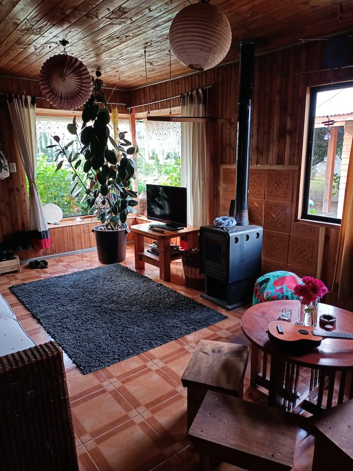 Habitación Privada En Cabaña Kalfü Epu - Pucón