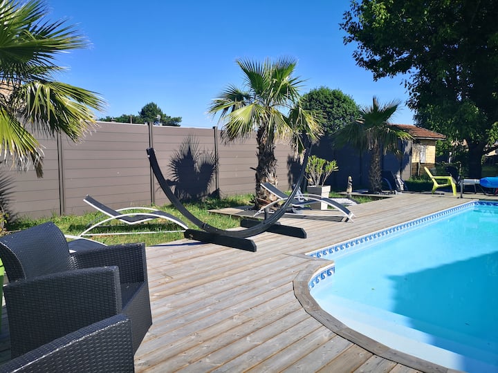 Maison De Vacances éQuipée Avec Piscine Privée - Le Porge