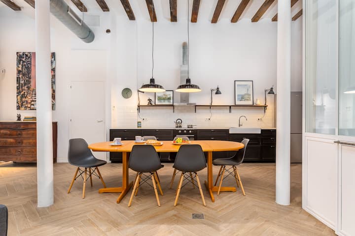 Spacious Loft Style 2 Bedroom Sant Antoni - Barcelona
