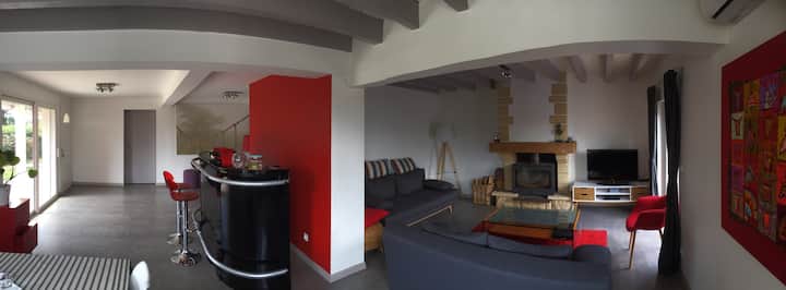 Spacieuse Maison 180m2+jardin Tte éQuipée Aménagée - Orthez