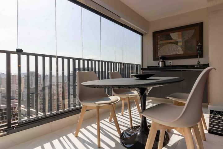 Mcbv3- Vista 25°/piscina/bela Vista/garagem 41m2 - São Paulo