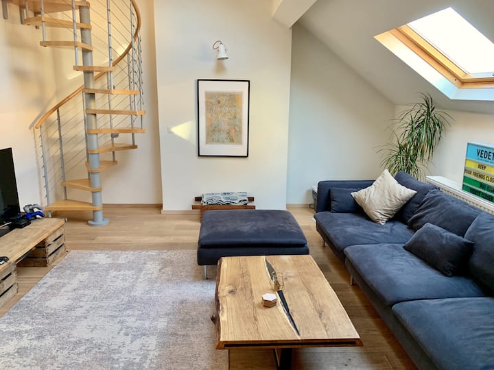 Cosy Central Duplex With A Rooftop View - Bruselas