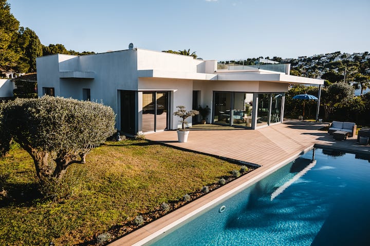 Villa Luxe Ibiza Style, With Heated Pool - Xàbia
