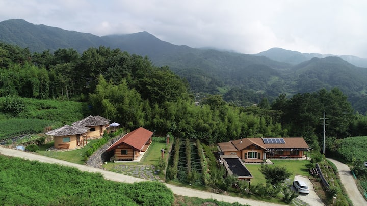 지리산 천왕봉ㅣ하늘길쉼터 물빛방 ㅣ지리산 둘레길 3코스 - 함양군
