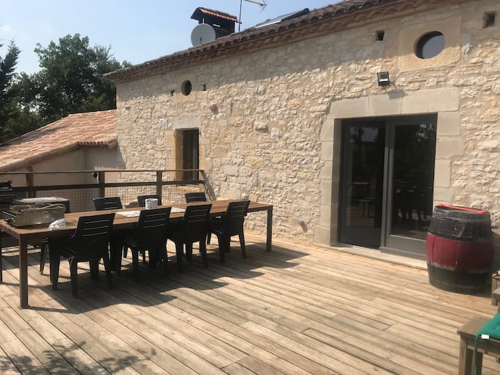 Maison De Charme Avec Jardin Et Piscine - Saint-Antonin-Noble-Val