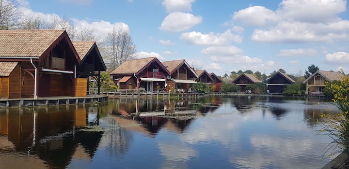Chalet Au Bord Du Lac D’hourtin - Hourtin