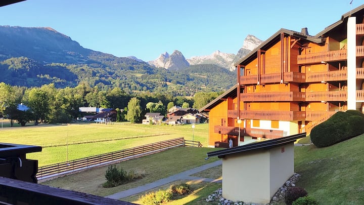 Studio à Morillon Village, Vue Sur La Montagne - Verchaix