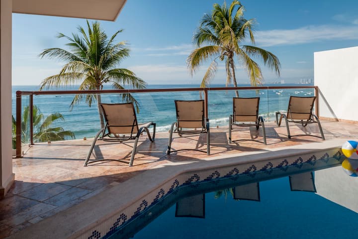 3 Br Beachfront Sky Suite B - Puerto Vallarta