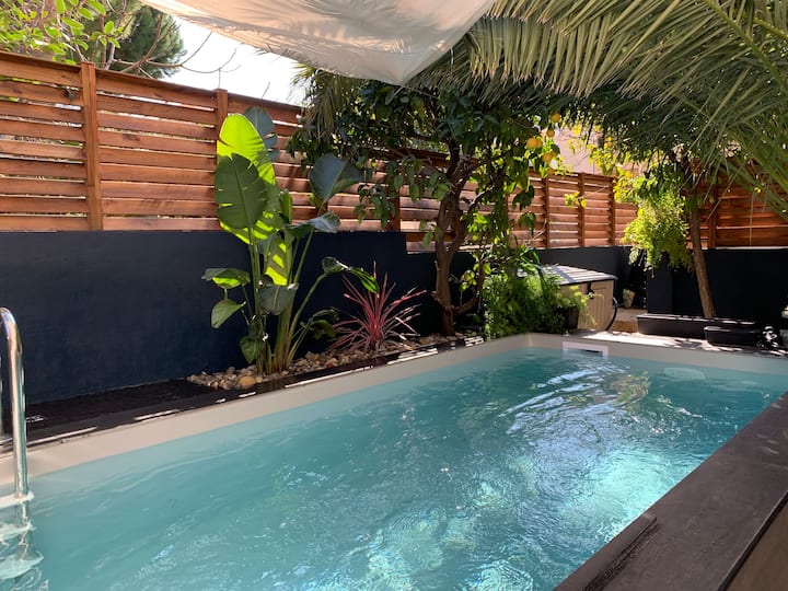 Cannes Centro Playa 3 Mn, Congres8min, Piscina Privada Climatizada, Aire Acondicionado - Cannes