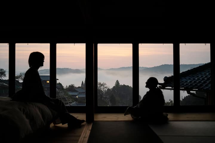 【2食付】奈良市から45分 ベッドから朝日の見える里山の宿 - Nara