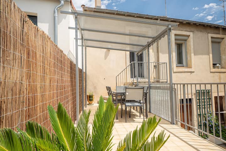 "La Maison Méditerranéenne"t4, Terrasse, Clim, Pkg - Montpellier