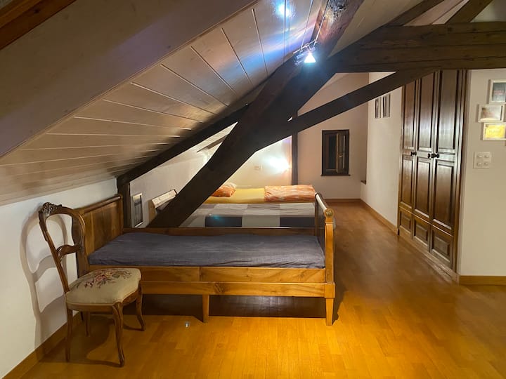 Loft Sous Mezzanine 4 Lits Avec Sdb Privée - Champéry