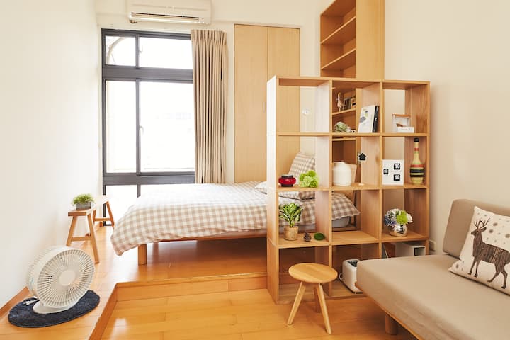 Muji 頂級套房Sunshine-3minsximenmrt西門町簡約自然 - Taipei