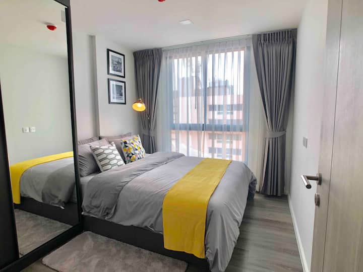 Comfy &Convenient Room, 190m Jj Mkt,7-11,bts & Mrt - Bangkok