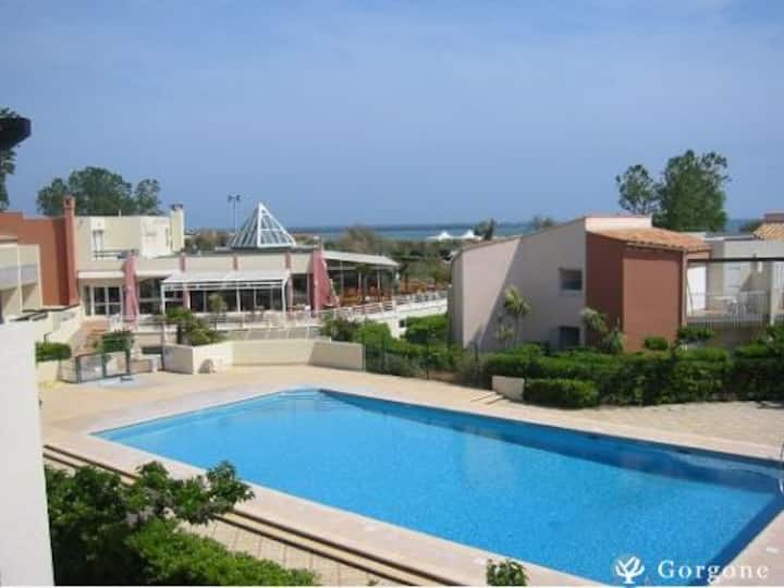 T3 Rez De Jardin Résidence Capao Plage Richelieu - Agde