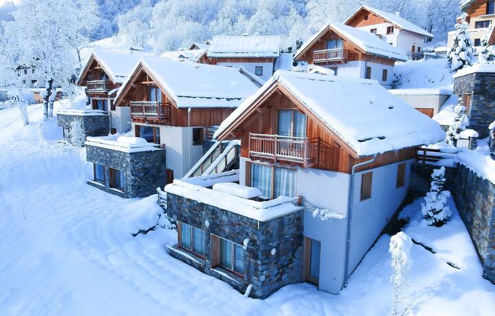 Chalet, Wifi, Hammam, Terrace, Balcony, Parking, Tv, Ski Locker, 100m², Valloire - Valloire