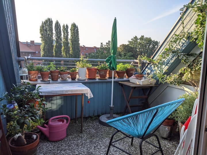 Sunny, Cosy Maisonette With Two Balconies - Berlin