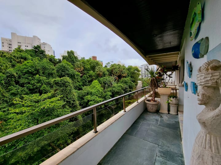 Apartamento No Morro Do Maluf, 3 Quartos & 2 Vagas - Guarujá