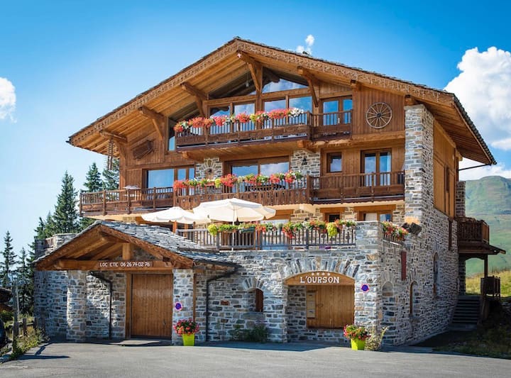 Pied De Piste Appt 4* 140m² - Chalet à La Rosière - 拉蒂勒