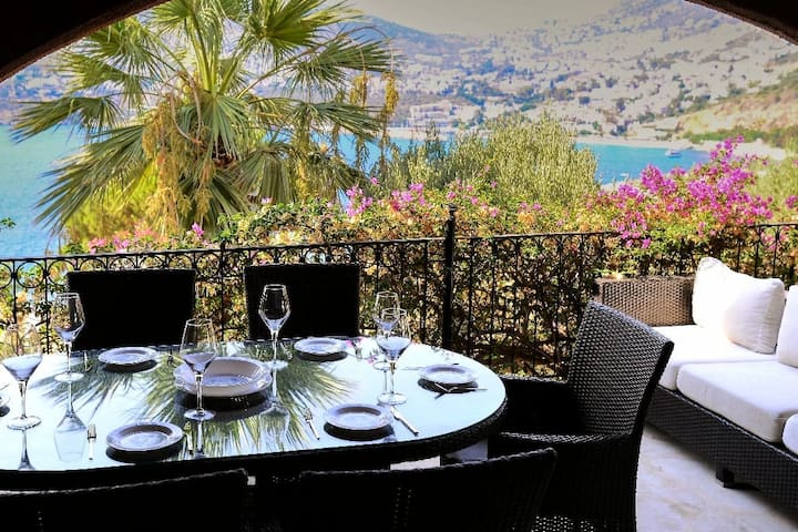 Luxury 2-bedroom Sea Front Villa In Patara Resort - Kalkan