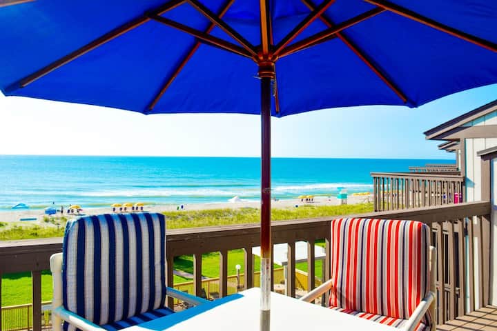 Oceanfront Serenity - Best Pool/view - King Bed - Carolina Beach, NC