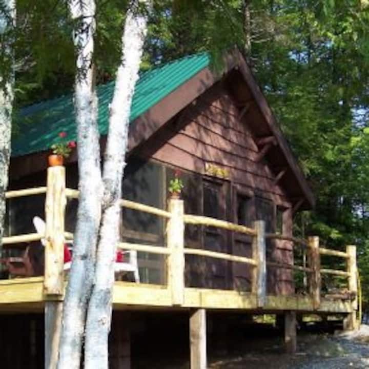 Waterfront Housekeeping Vintage Cute Cabin W/loft - Saranac Lake, NY