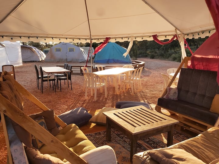 Tente Marabout 2 - Camping à La Ferme Avec Piscine - Var