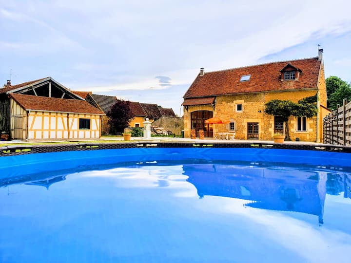 Magnifique Maison De Campagne Avec Piscine 🫧☀️❤️ - Nièvre
