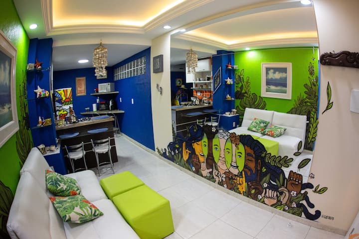 Cozy Beach Apt. 400 Meters From The Beach - Balneário Camboriú