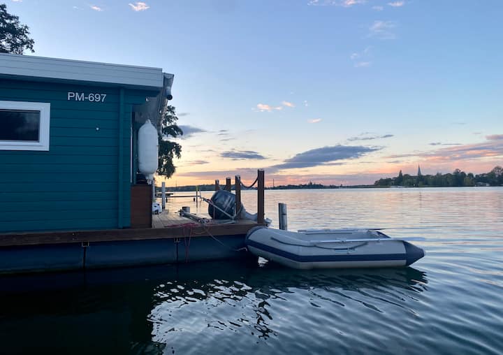 Floating Home Mit Traumhaften Wasserblick - Schwielowsee