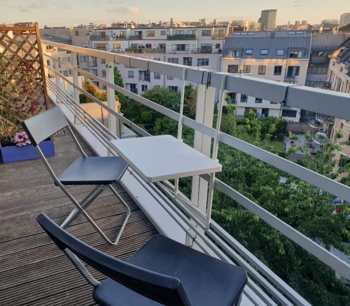 Eu District Great Terrace And Private Bathroom - Etterbeek