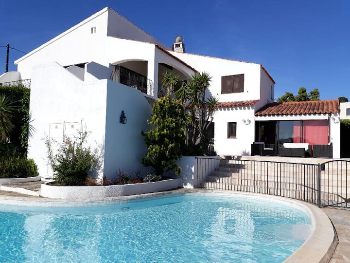 Villa - Piscine,  Centre De Calvi, Vue à 180° - Calvi