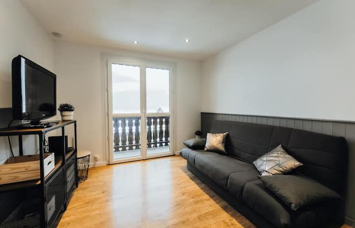 Cosy Studio Avec Vue Sur Le Mont Blanc - Servoz