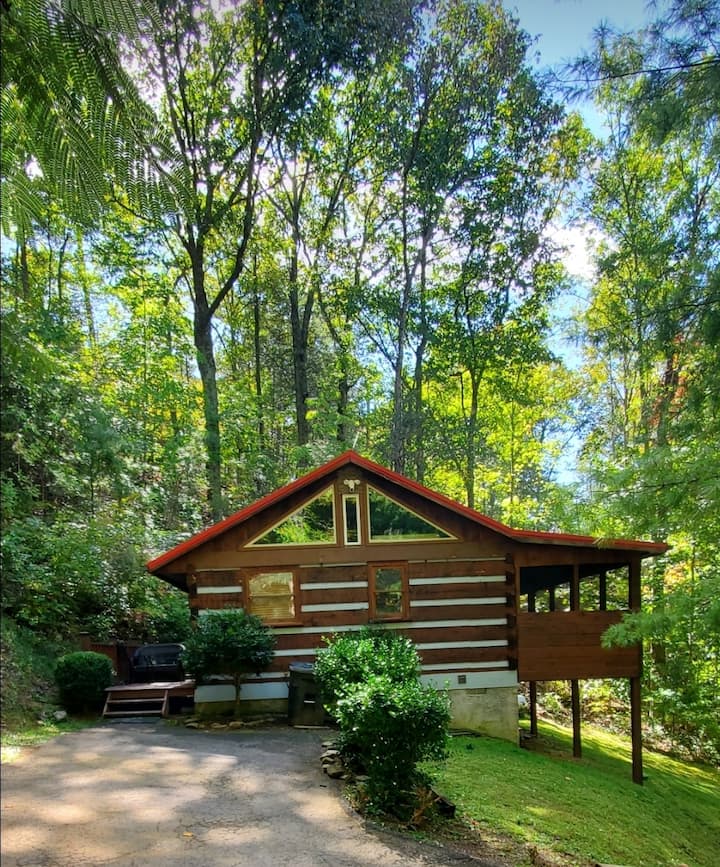 Secluded Log Cabin With Hot Tub - Wears Valley, TN