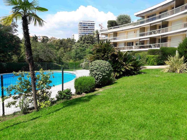 Cannes-t3****climatisé - Au Calme +Piscine+parking - Cannes