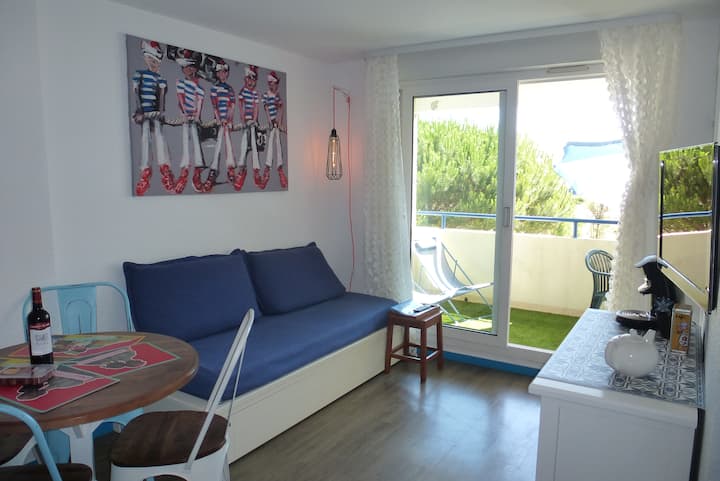 T2, 2 Adultes 2 Enfants Front De Mer  Acces Plage - Lacanau
